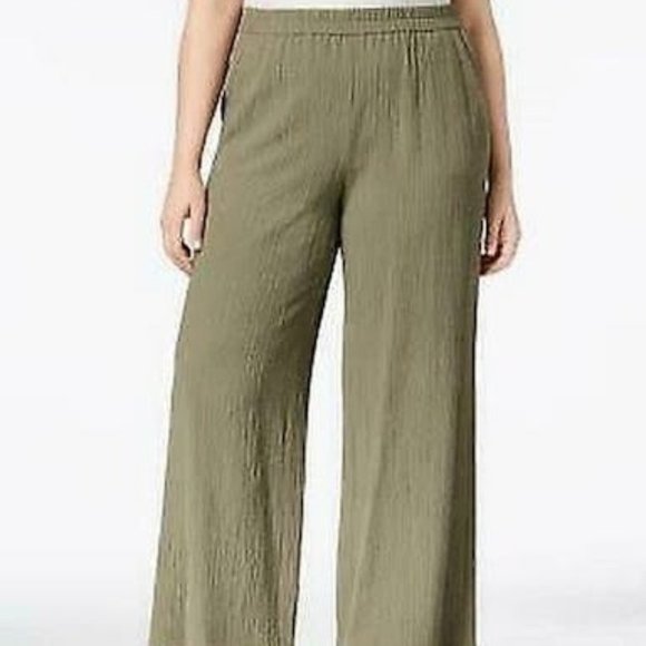 JM Collection | Pants & Jumpsuits | Jm Collection Plus Size Textured ...